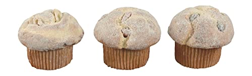 Artificial Muffins - Fake Pastry for Display, 3 Pieces, 2.75 Inches x ...